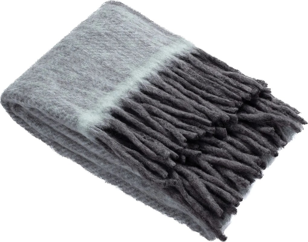 Pléd Cozy 130x170cm grey-mint