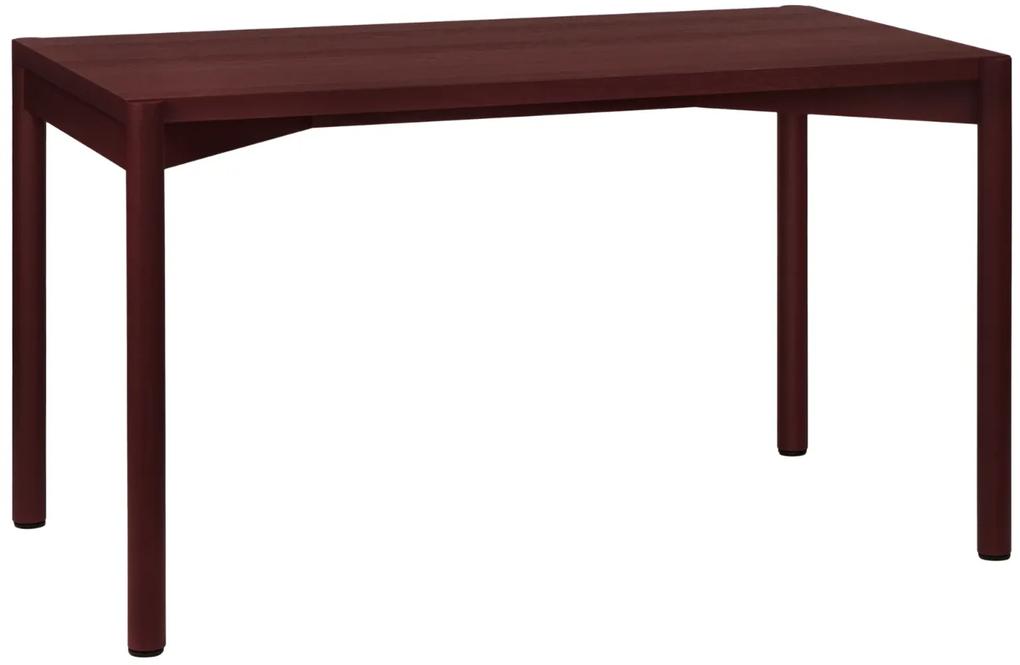 OnaDnes -20% noo.ma Fialový dubový jídelní stůl Yami 130 x 70 cm