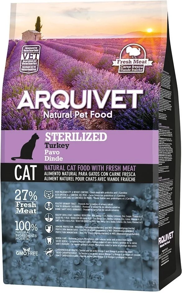 Arquivet Arquivet Cat Sterilized 10 kg | krůtí maso
