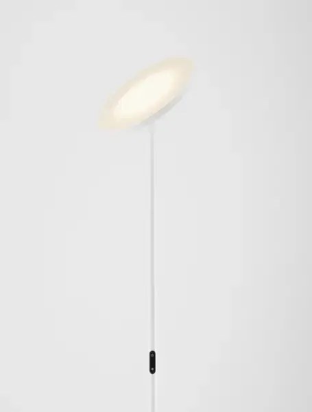 LED stmívatelná bílá stojací lampa Sinkro