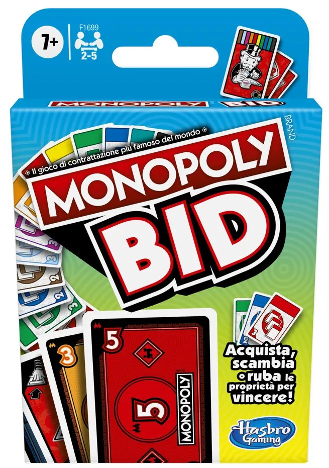 Hasbro Karetní hra Monopoly Bid – větší bere