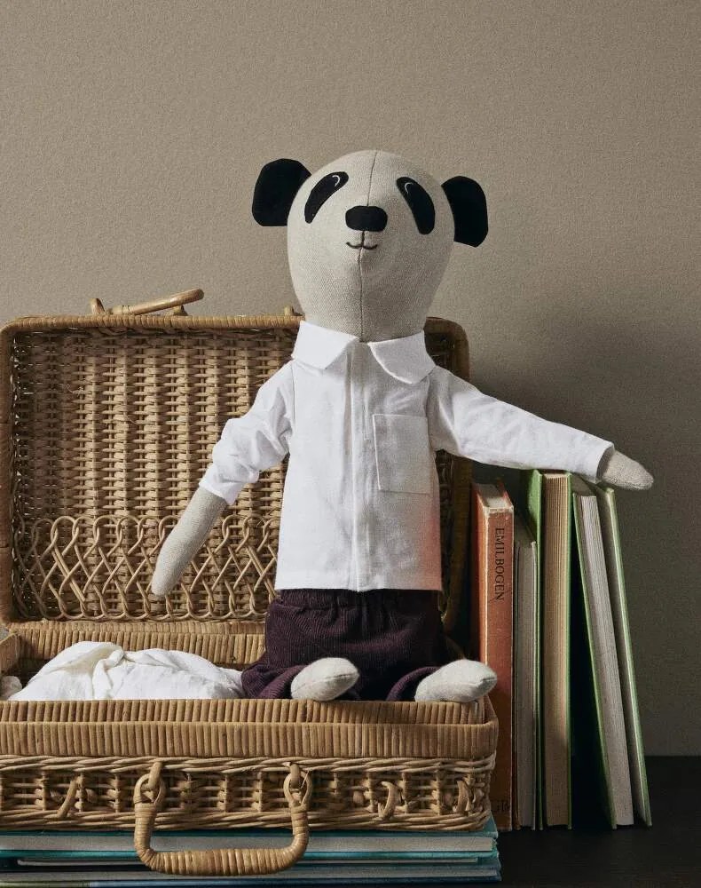 Ferm Living Panda Teddy, natural