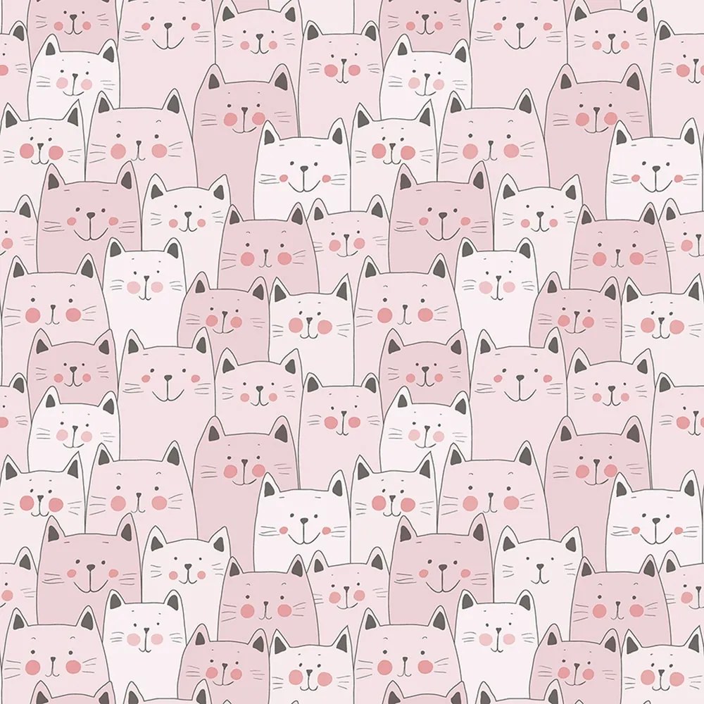 Dětská vliesová tapeta na zeď Kočky, kočičky, 134-2, Sambori, ICH Wallcoverings