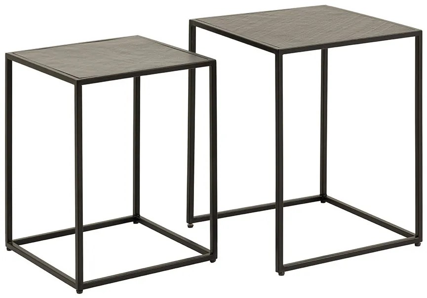 Sada konferenčních stolků Quillon 45 cm černá