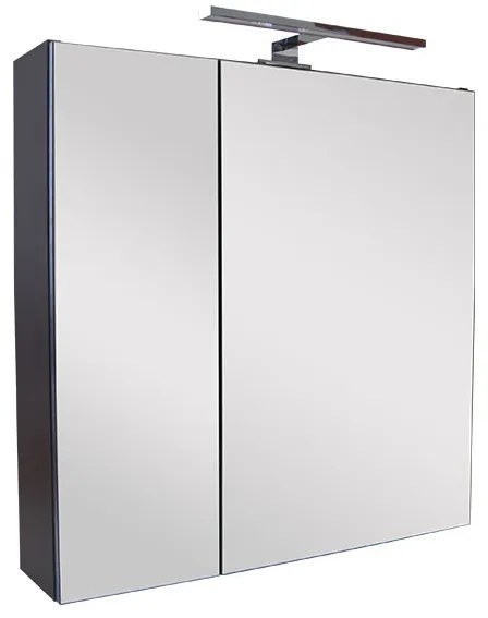 Comodo Zrcadlová skříňka závěsná s LED osvětlením Naturo 60 ZS