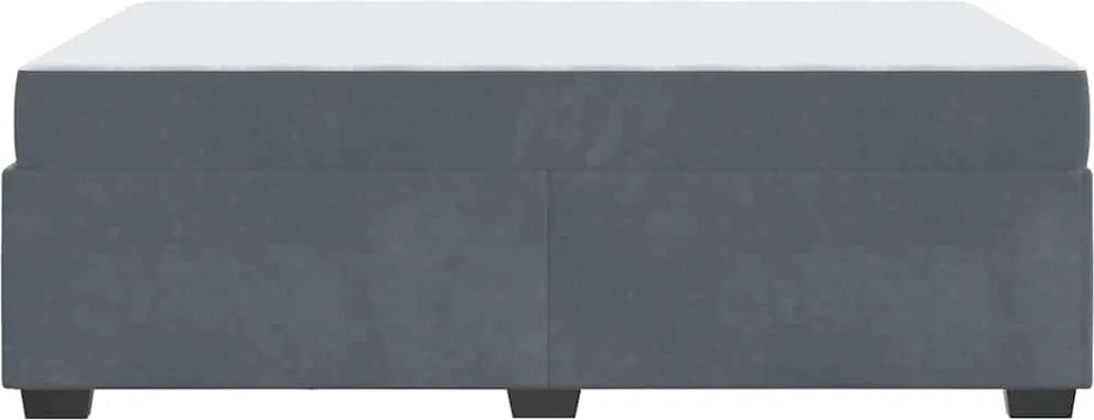 Rám postele s matrací Tmavě šedá 120 x 200 cm textil 3399285