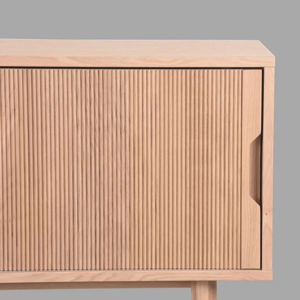 LABEL51 dřevěný TV stolek JULE 60x130 cm světlý ME-70.032