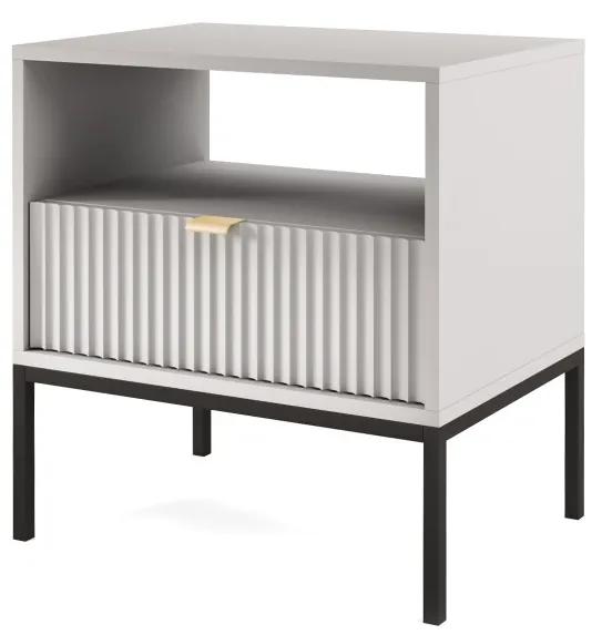 Noční stolek NOVA S54 šedý