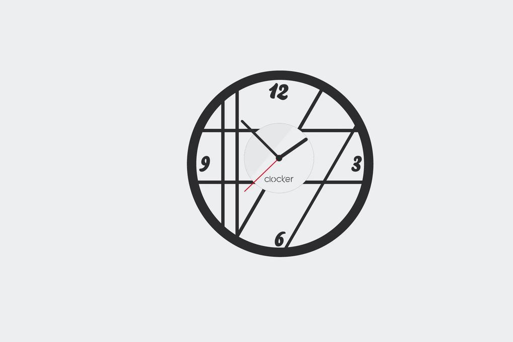 Clocker Nalepovací hodiny Modern - Number Barva ciferníku: Černá