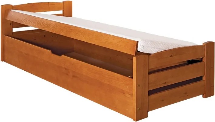 Nábytek Elegance Dětská postel LINDA 1 bez matrace  olše