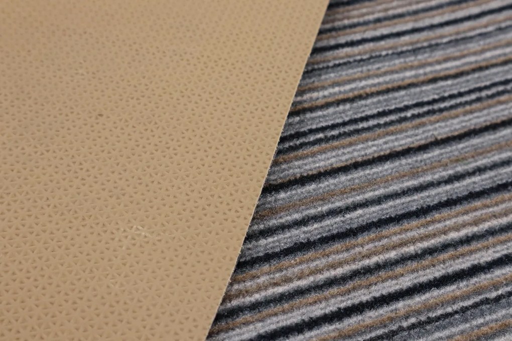 Associated Weavers, Protiskluzový běhoun na míru Carnaby 97, šíře 67 cm, šedá, chodba / předsíň