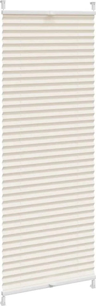 Plisovaná roleta 40 x 100 cm krémová 240617
