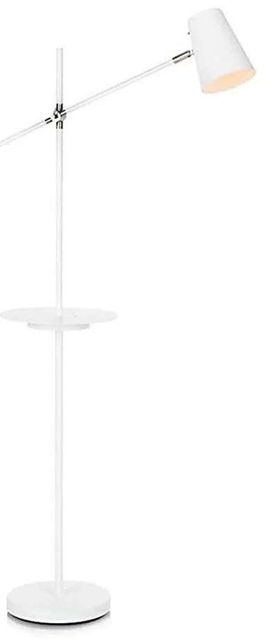 Markslöjd 107308 - Stojací lampa s USB LINEAR 1xE14/40W/230V