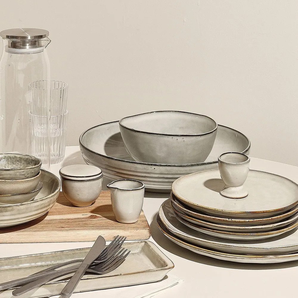 Zelená miska z kameniny Artisan – Salt&amp;Pepper
