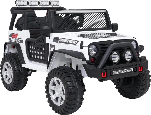 Elektrické autíčko Jeep BEAST 4x4 bílé