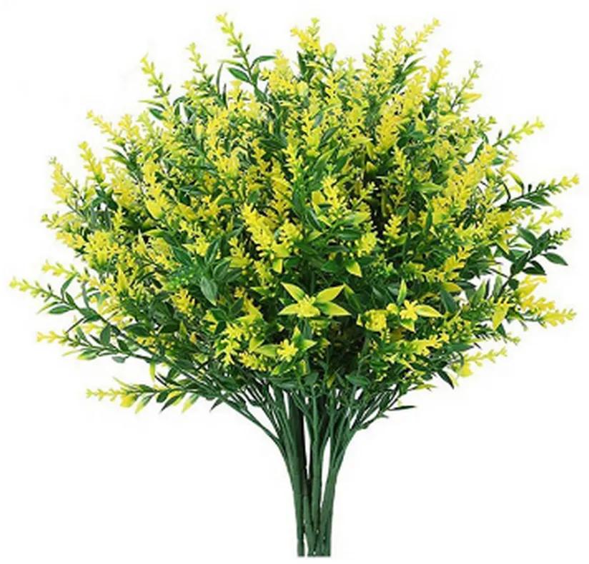 Umělá květina - levandule 35 cm Barva: Žlutá