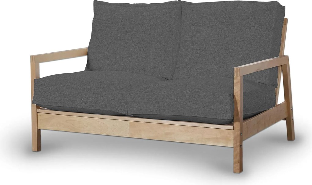 Potah na pohovku IKEA  Lillberg 2-místná nerozkládací barva šedá látka pletený vzor