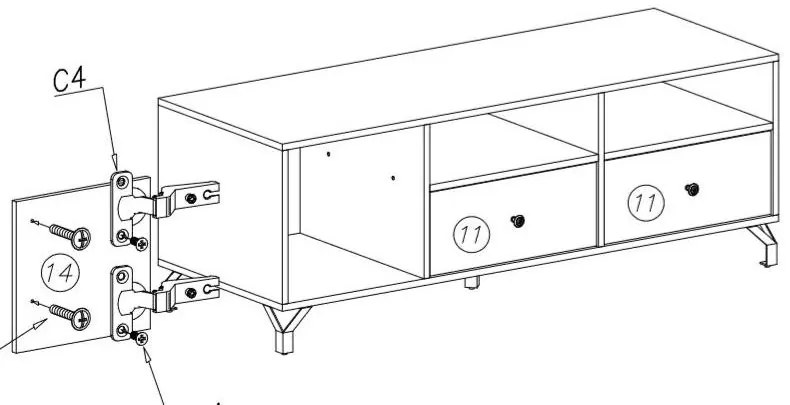 Bergen - TV stolek BE8