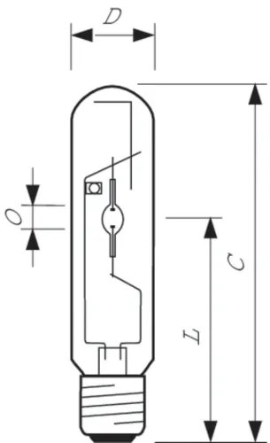 Výbojka Philips MASTER CITYWHITE CDO-TT PLUS 100W/828 E40 teplá bílá 2800K