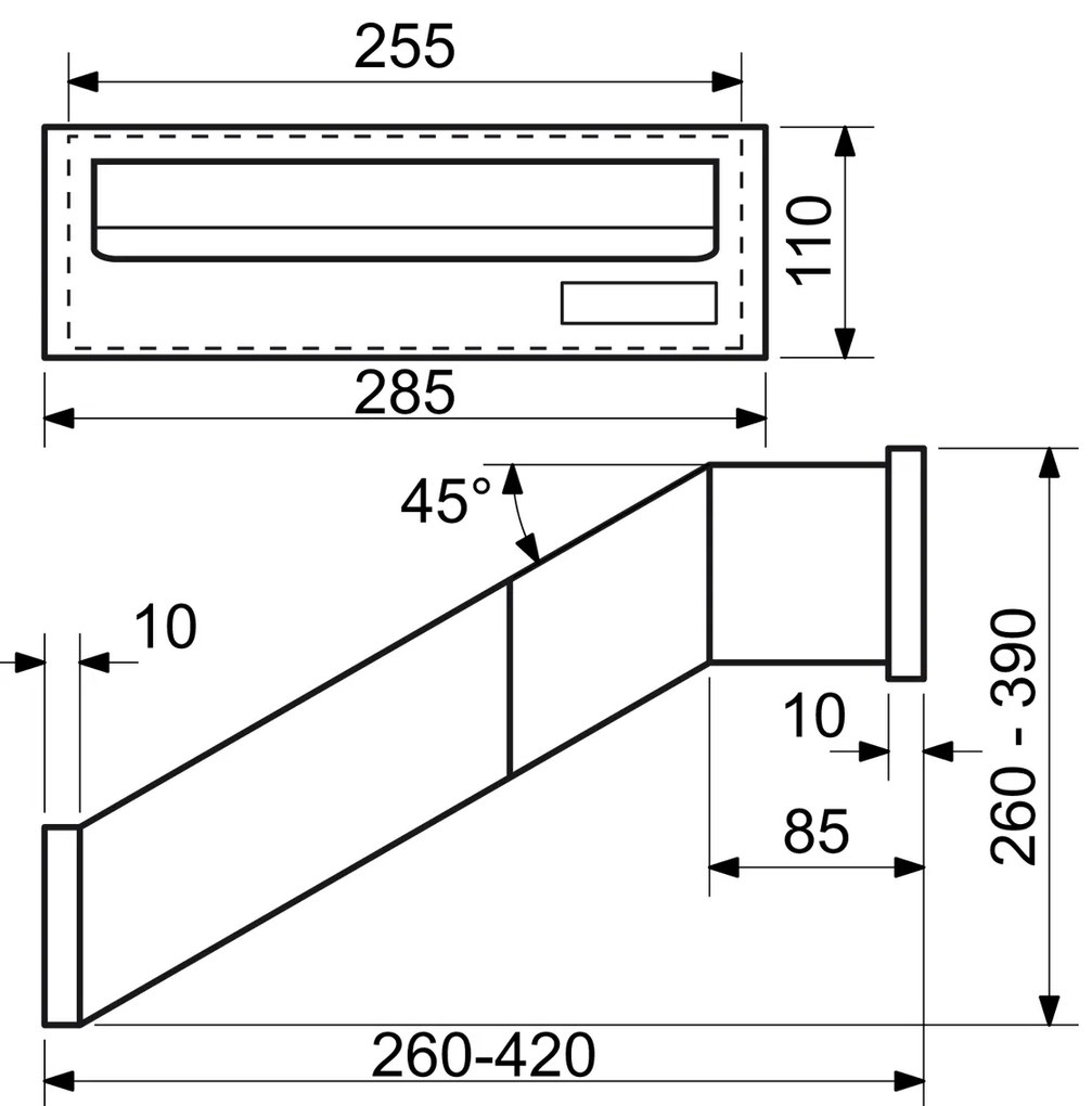 Richter Czech Poštovní schránka ocelová BK.38.AM