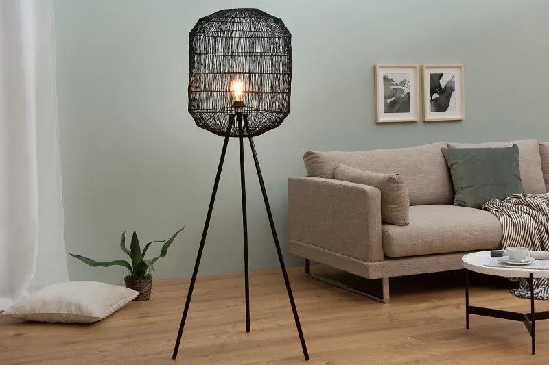 Deflee stojací lampa CAGE BLACK LAMSTJ38163kov, papír  54 cm x 159 cm x 54 cm 01112018103