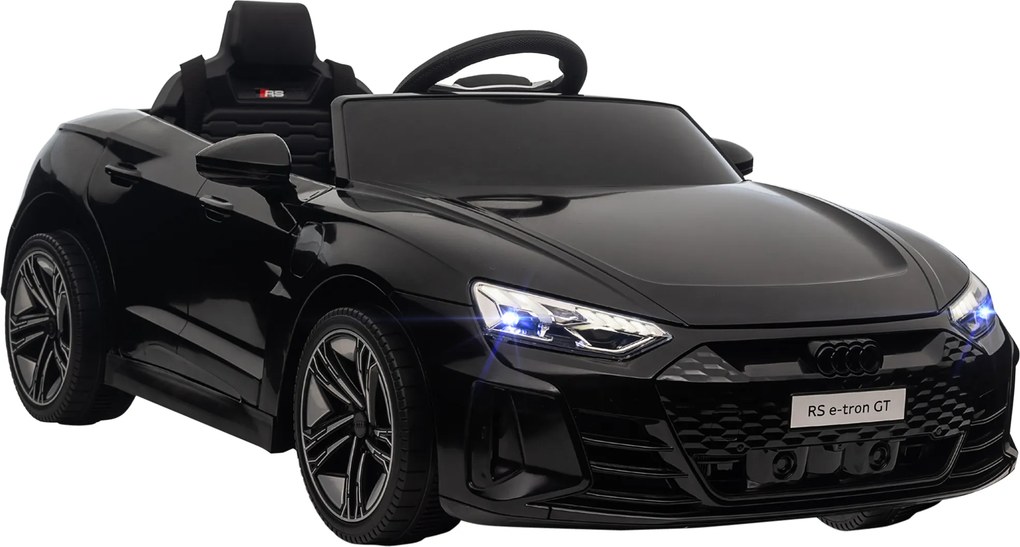 HOMCOM Dětské elektrické autíčko AUDI RS e-tron GT s dálkovým ovládáním, bezpečnostním pásem, klaksonem, hudbou a světlomety, do 5 km/h, pro děti od …