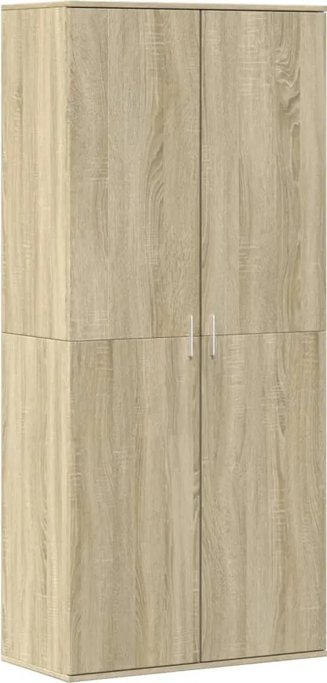 Botník dub sonoma 80 x 39 x 178 cm kompozitní dřevo 3276674