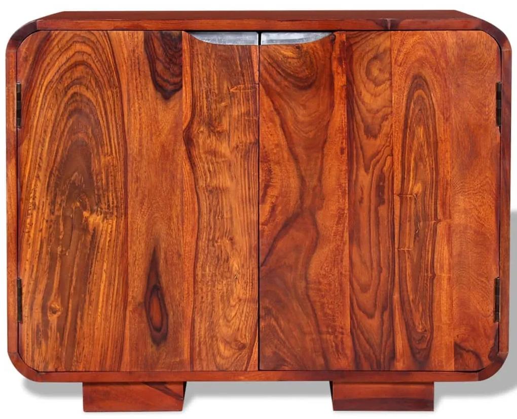 vidaXL Příborník masivní sheeshamové dřevo 75x35x60 cm