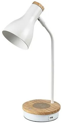 Rabalux 74001 stolní lampa Mosley, bílá