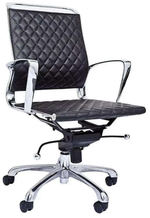 Dalenor Ergonomická kancelářská židle Ell, syntetická kůže, černá