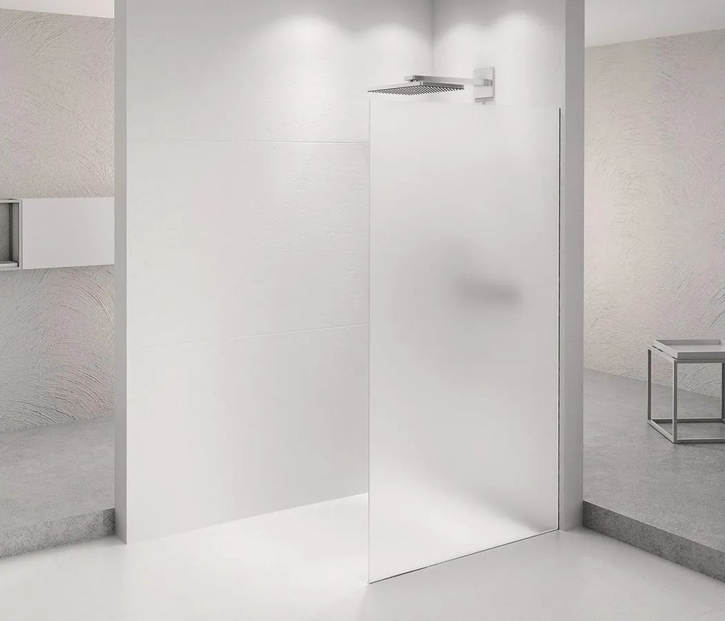 Polysan Architex Chrom walk-in sprchová zástěna 106 x 210 cm chrom matné sklo AXC110MT