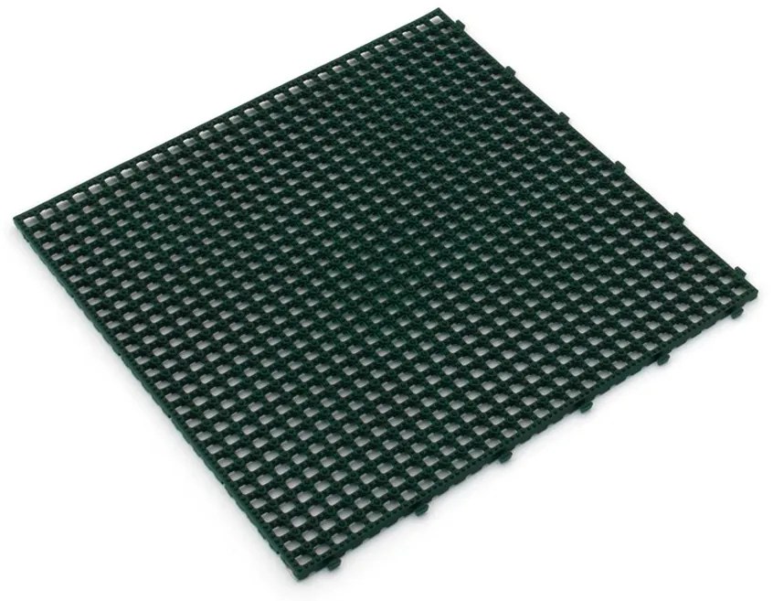Plastová dlažba Linea Flextile 39,5 x 39,5 x 0,8 cm, zelená