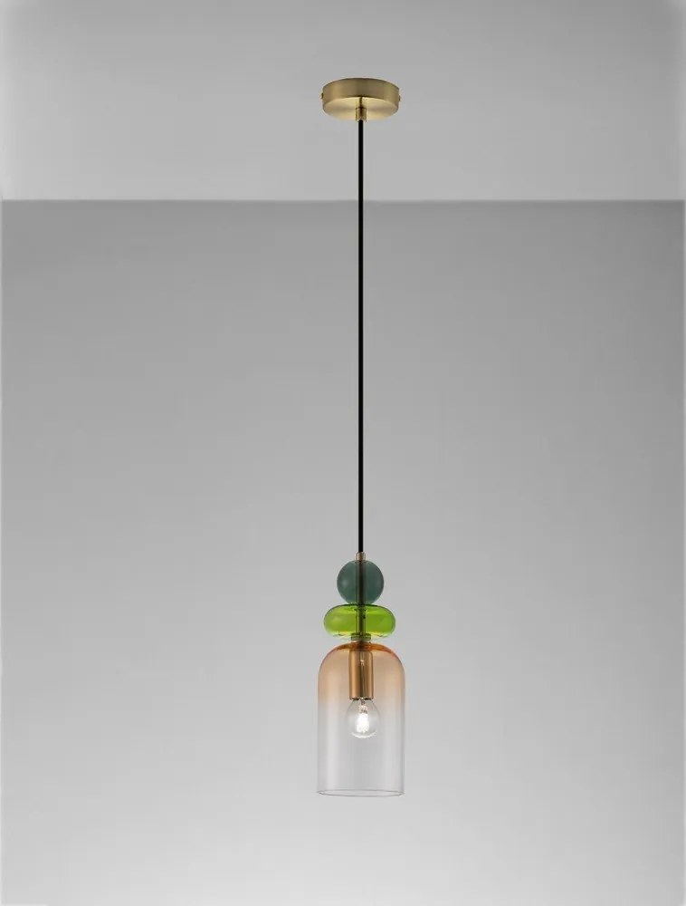 Skleněné závěsné svítidlo ve zlaté barvě ø 11 cm Murano – Nova Luce