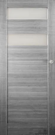 posuvné interiérové dveře do pouzdra SANTIAGO model 5 Průchozí rozměr: 70 x 197 cm, Orientace dveří: Pravé dveře, Dekor: Dub Viking
