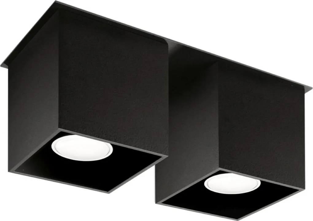 Sollux Lighting Stropní svítidlo QUAD 2 černé