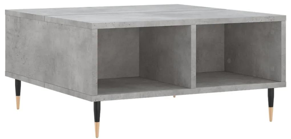 vidaXL Konferenční stolek betonově šedý 60x60x30 cm kompozitní dřevo