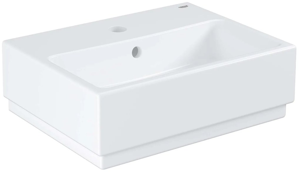 Grohe Cube Ceramic - Umývátko 46x35 cm, s přepadem, PureGuard, alpská bílá 3948300H