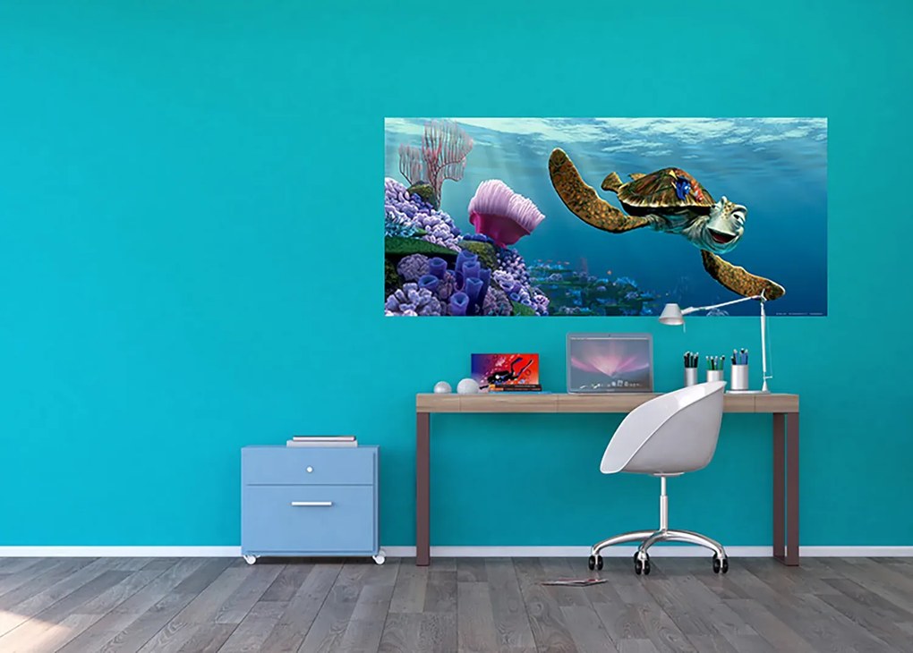 Dětská vliesová fototapeta na zed' Hledá se Nemo, Disney | 202 x 90 cm | DFTDNH 5312