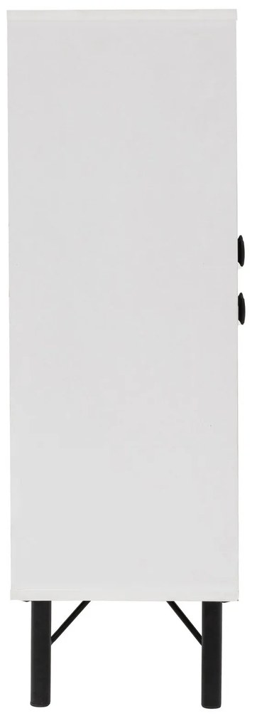 KALUNE DESIGN Dřevěná komoda TERRAZZO bílá 869VEL4527