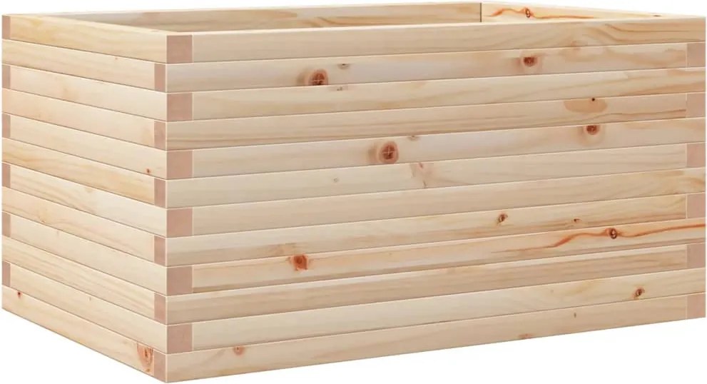 Zahradní truhlík 90 x 60 x 46 cm masivní borové dřevo 3282454