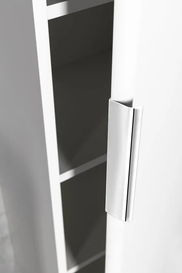 Aqualine Deneb koupelnová doplňková skříňka vysoká 31 x 150 x 35 cm bílá matná DN180