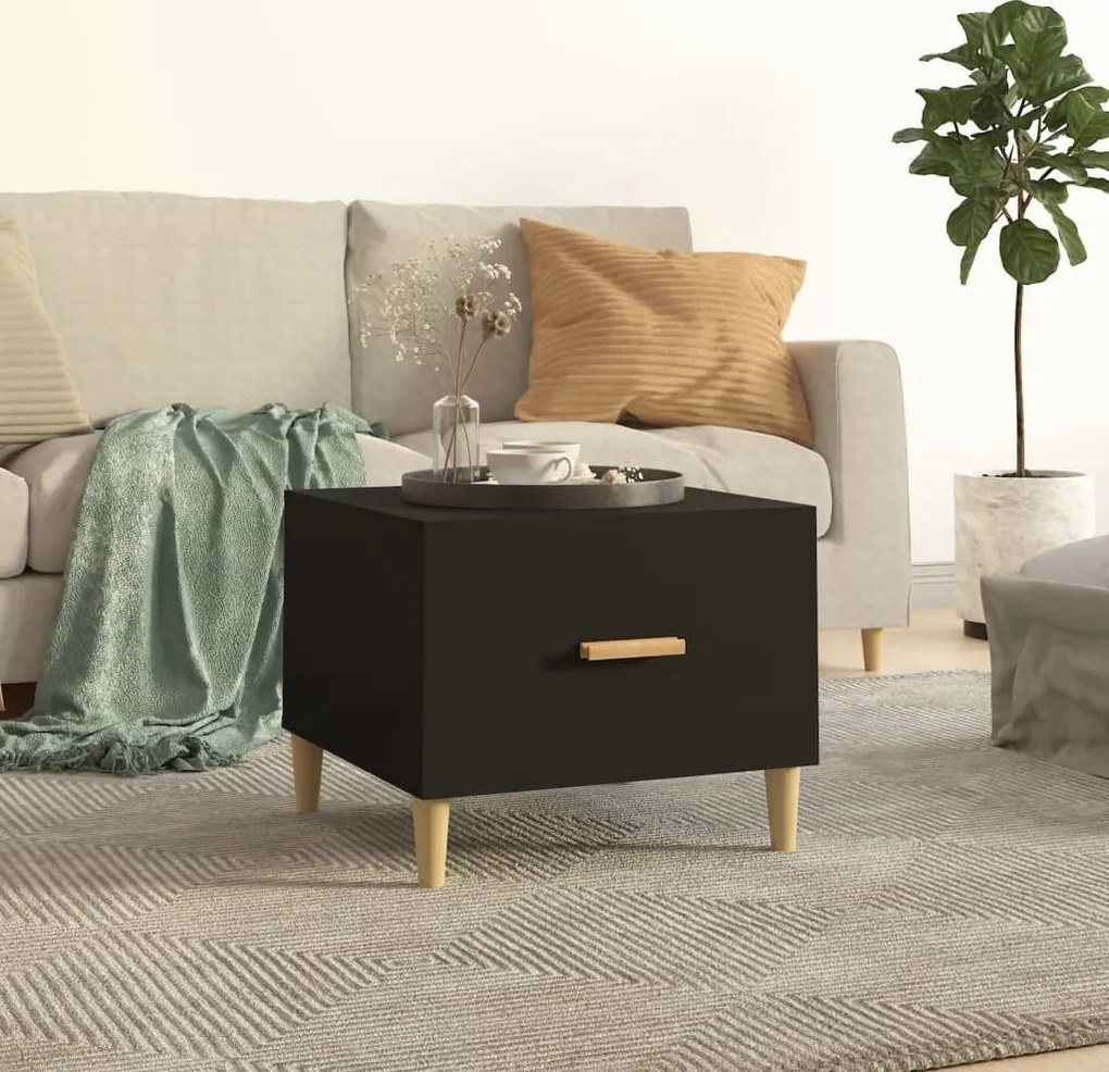 vidaXL Konferenční stolek 50 x 50 x 40 cm kompozitní dřevo [812720] Barva: dub sonoma