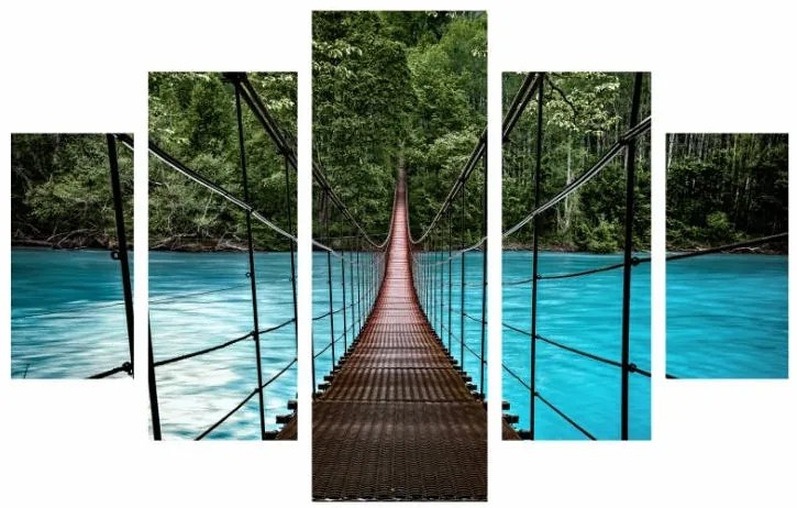 Vícedílný obraz Blue Bridge 92 x 56 cm