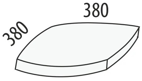 Sedák na Kláru 1 Domestav 408/1 barevné provedení: Pastel-růžová