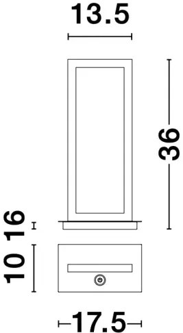 LED stolní lampa Cornice
