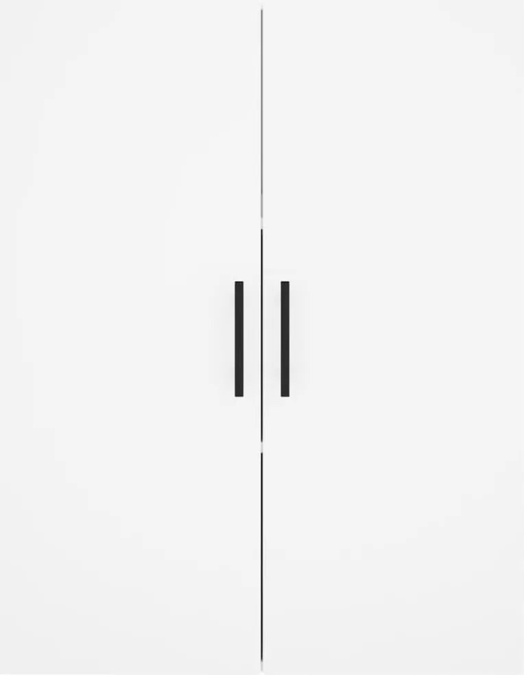 Skříň highboard bílá 69,5 x 34 x 180 cm kompozitní dřevo 3195923
