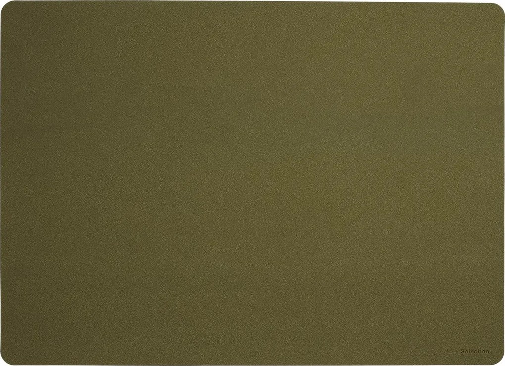 Prostírání imitace kůže 46x33 cm SOFT LEATHER OTPIC ASA Selection - khaki