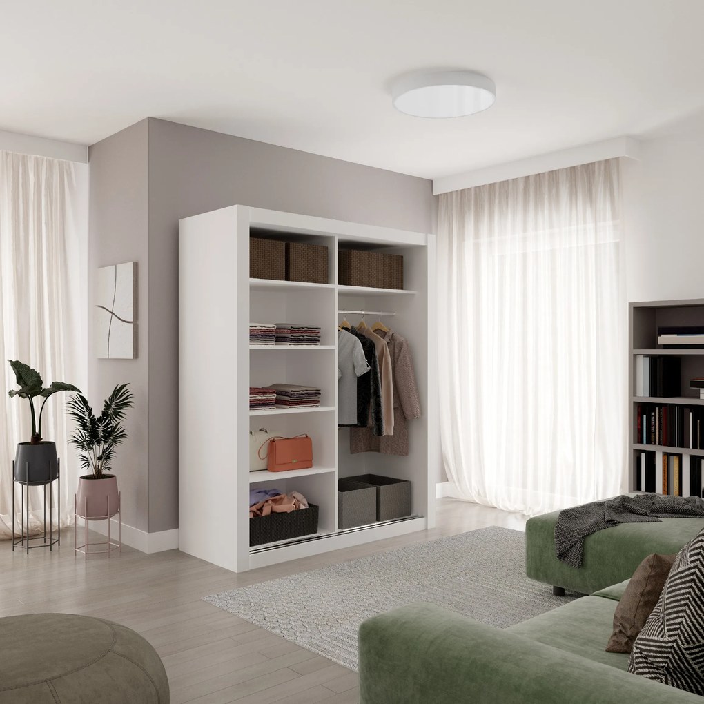 ADRK Furniture Posuvná skříň MOX 160 ADRK-SW-MOX-160-W