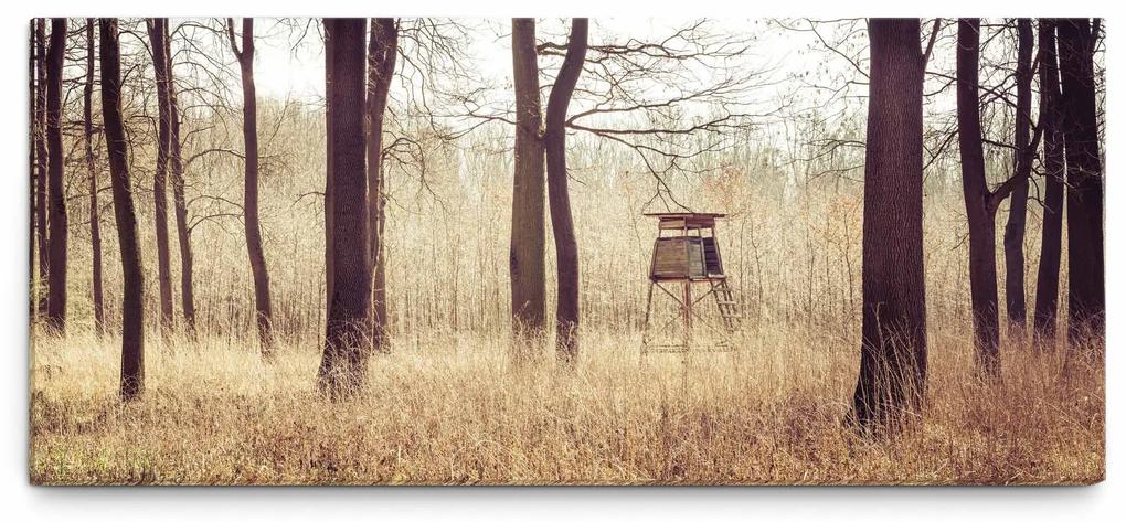 Malvis ® Obraz Posed v lese Velikost (šířka x výška): 100x45 cm