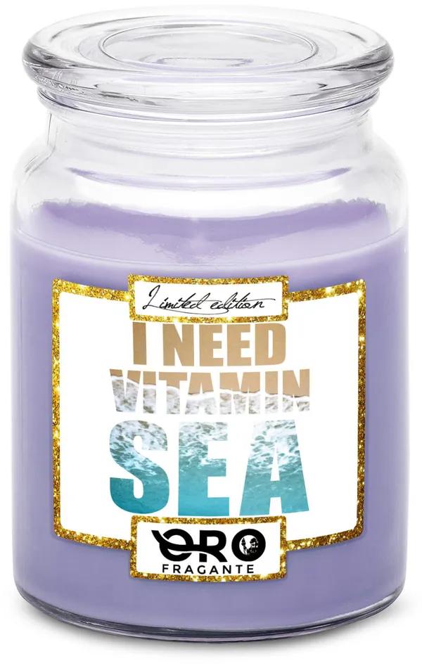 Svíčka Vitamín SEA (Vůně svíčky: Levandule)